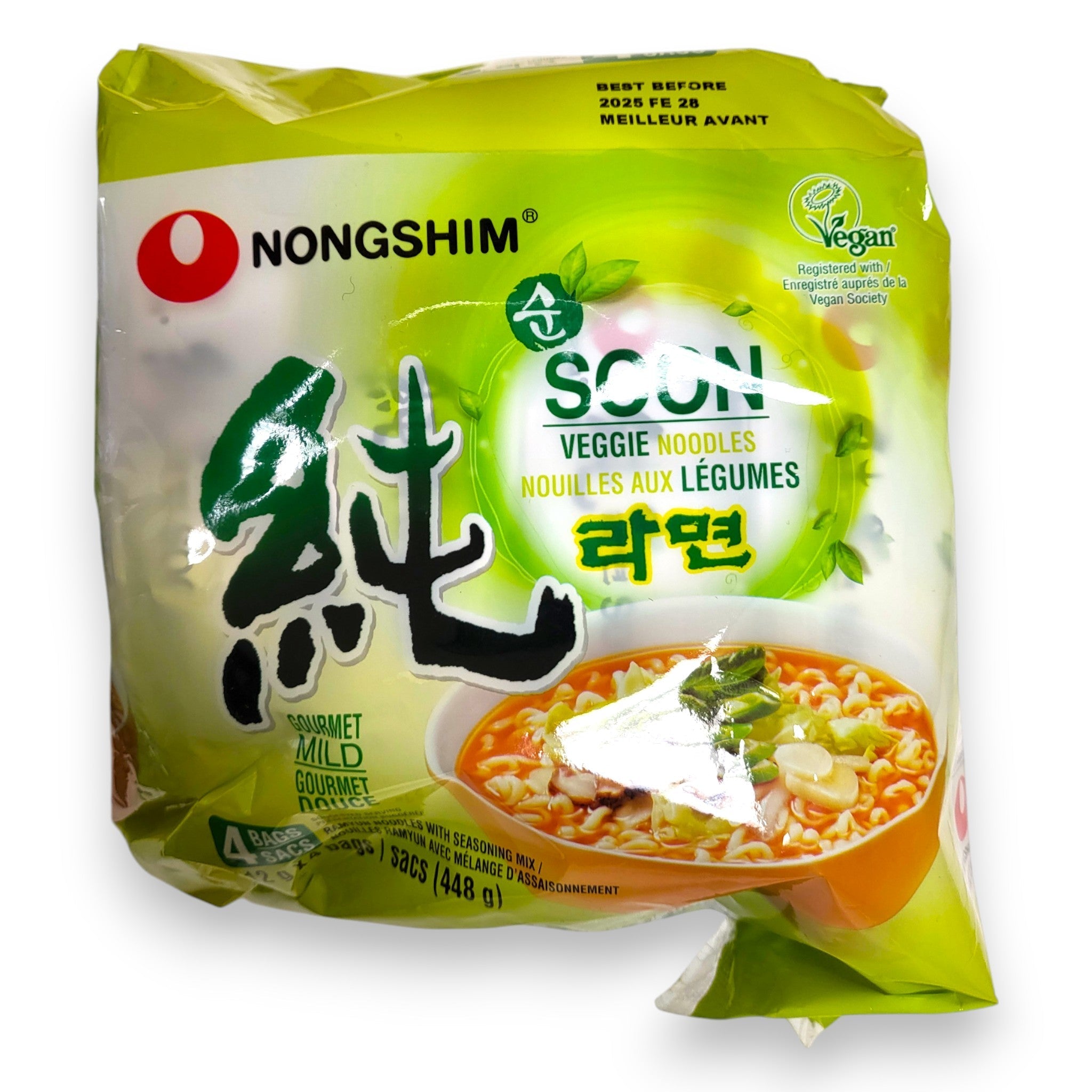 Nongshim – Soon Veggie Noodle Soup 4x112g – Epipresto